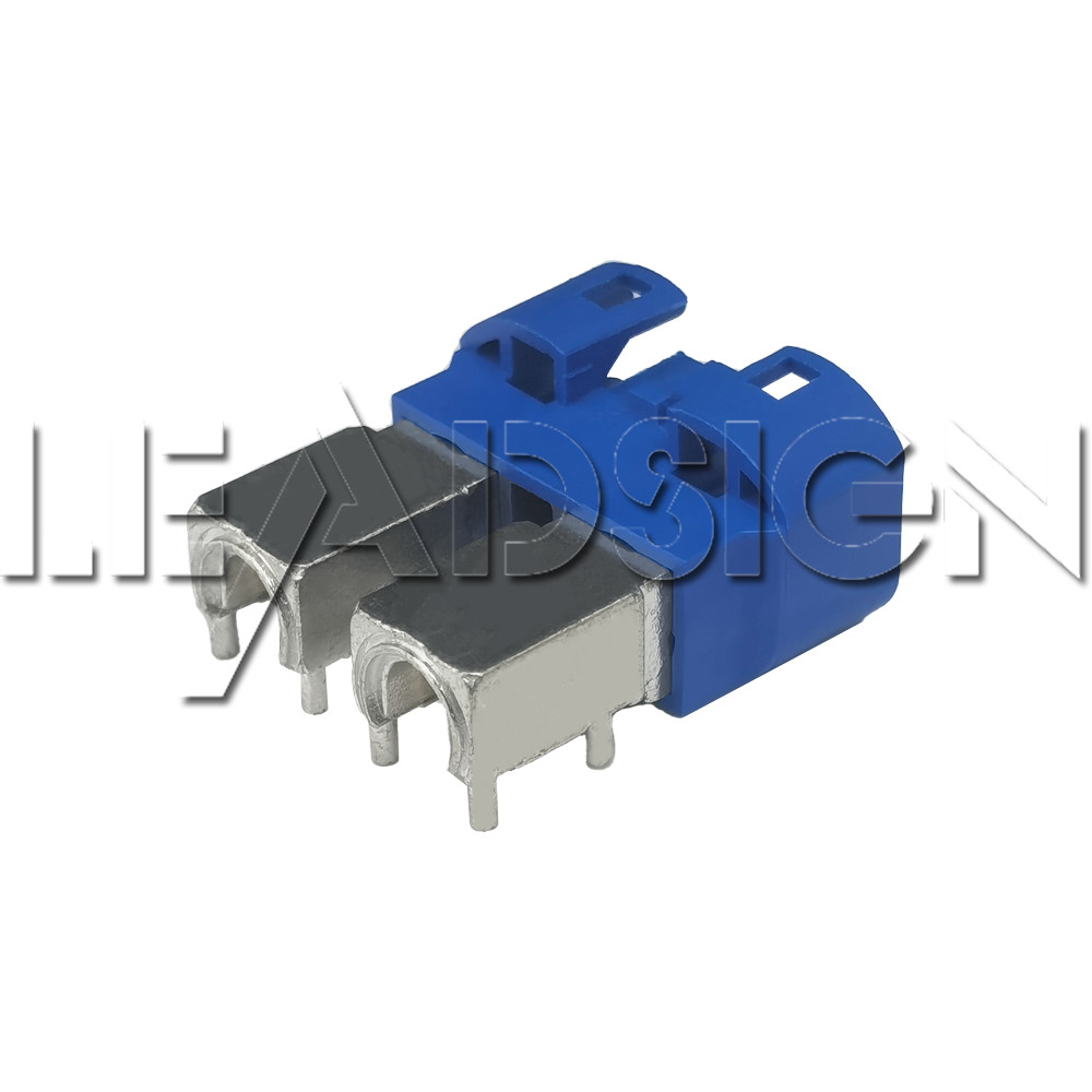 2X4Pin Blue Color C Code HSD Connector لتطبيقات السيارات
